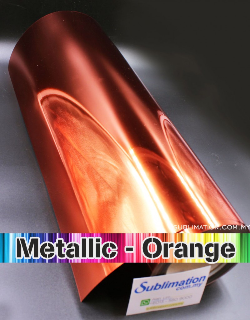 Orange Metallic Vinyl