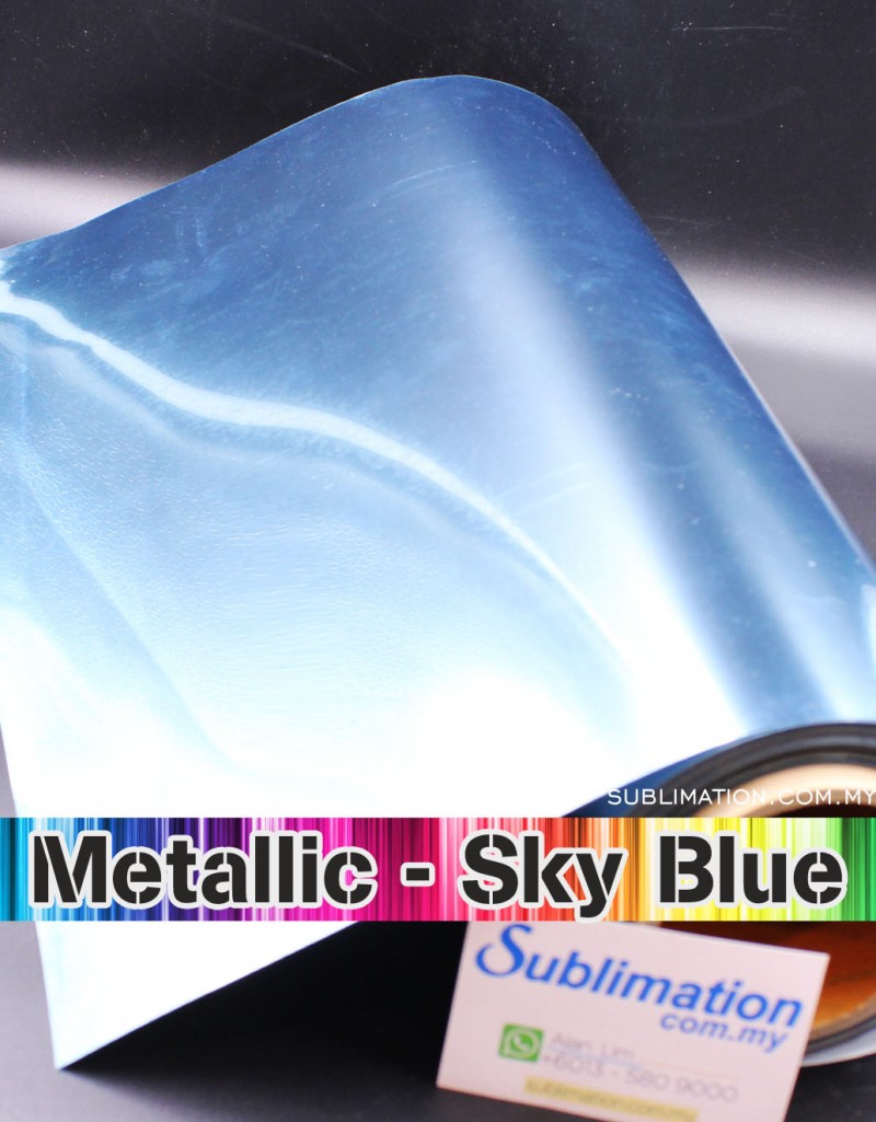 Sky Blue Metallic Vinyl