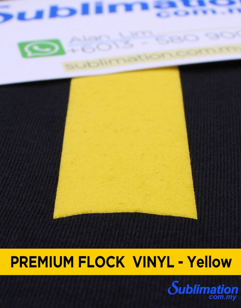 Yellow Flock Vinyl