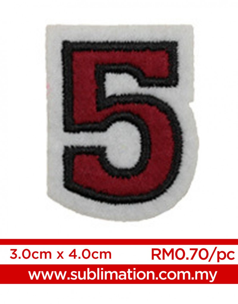 005 Embroidery Sticker